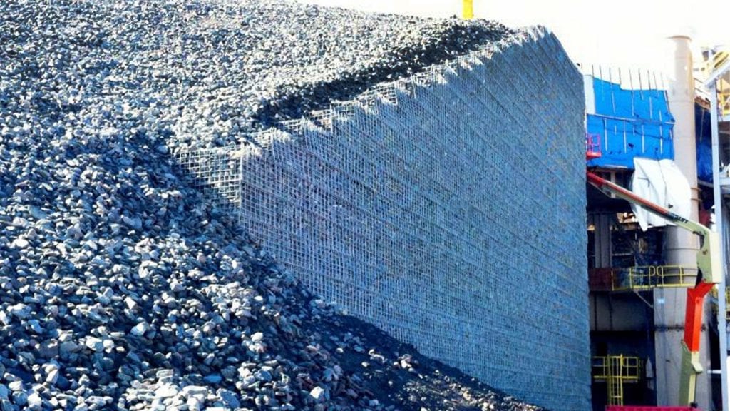 NBDTI retaining wall project shows versatility of AIL’s MSE Wire Walls ...