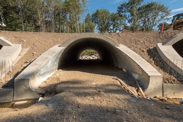 Seven Bolt-A-Plate culverts provide floodplain relief on Courtenay ...