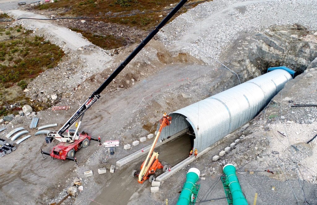 Super-Cor portal is the latest of many AIL Mining structures for the ...