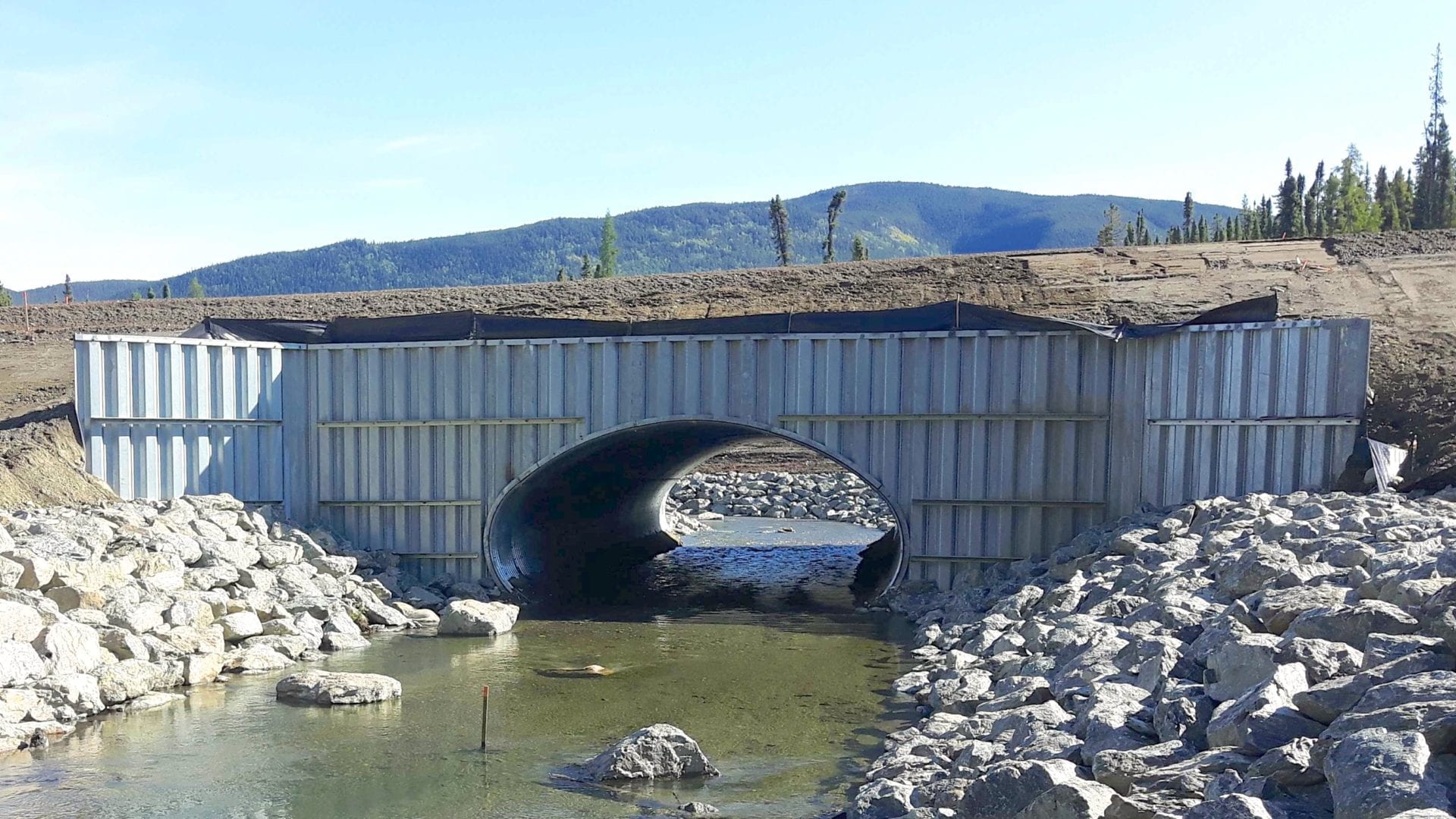 Bolt-A-Pate culvert for Yukon Highway 4