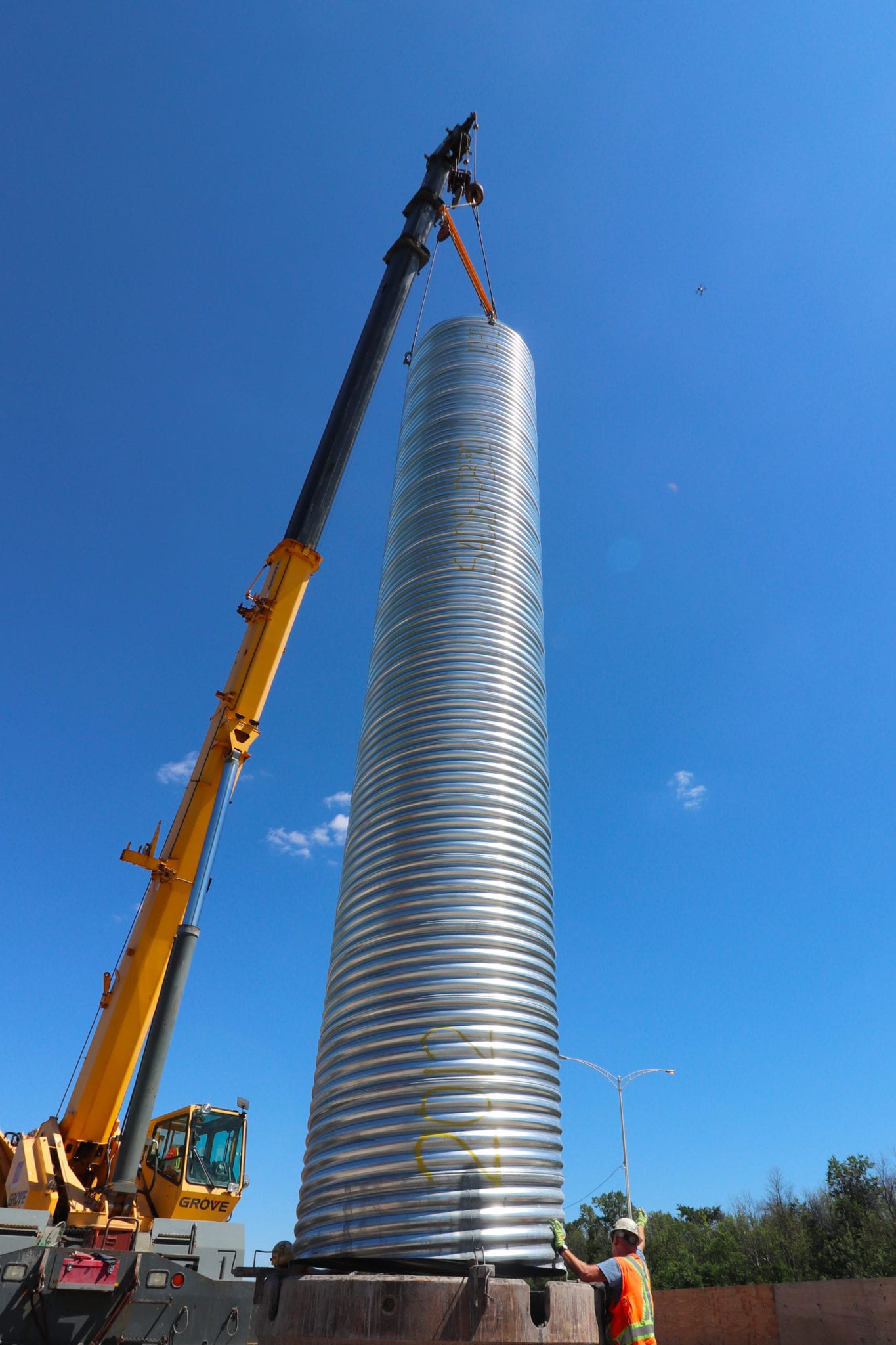 Corrugated Steel Pipe Caissons for Montréal’s REM Light Metro