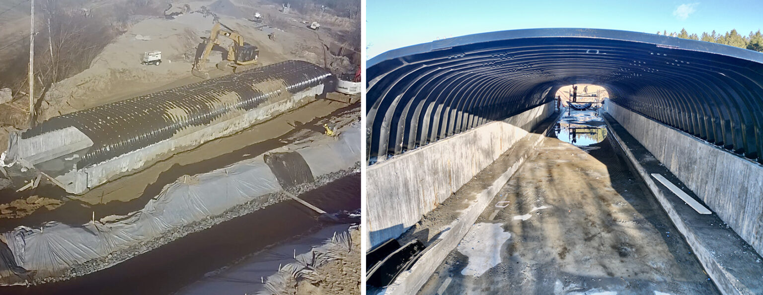 Super-Cor Box Culvert with Best-Kote Buried Bridge Coating provides +75-year solution for Quebec ...