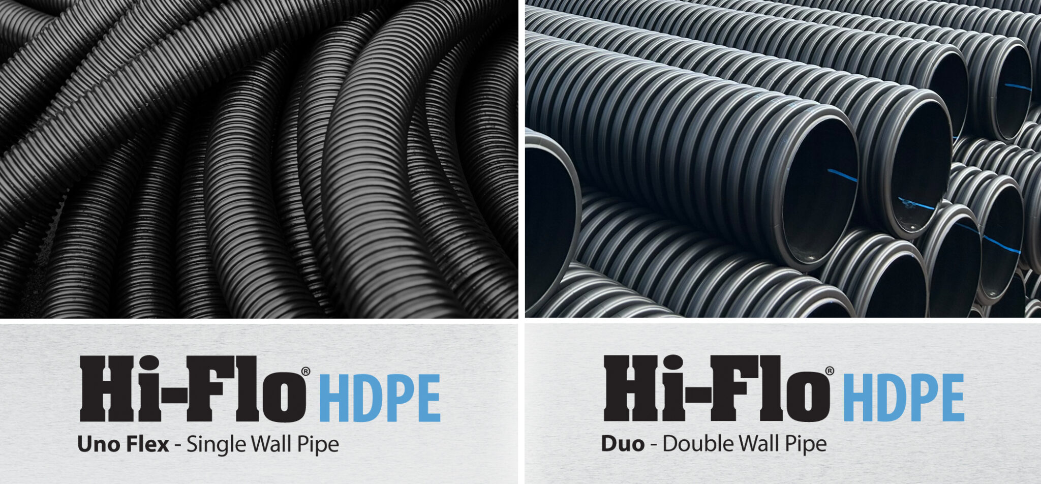 Hi-Flo HDPE Duo Tite – Bell End Double Wall Pipe Hi-Flo HDPE Pipe and ...