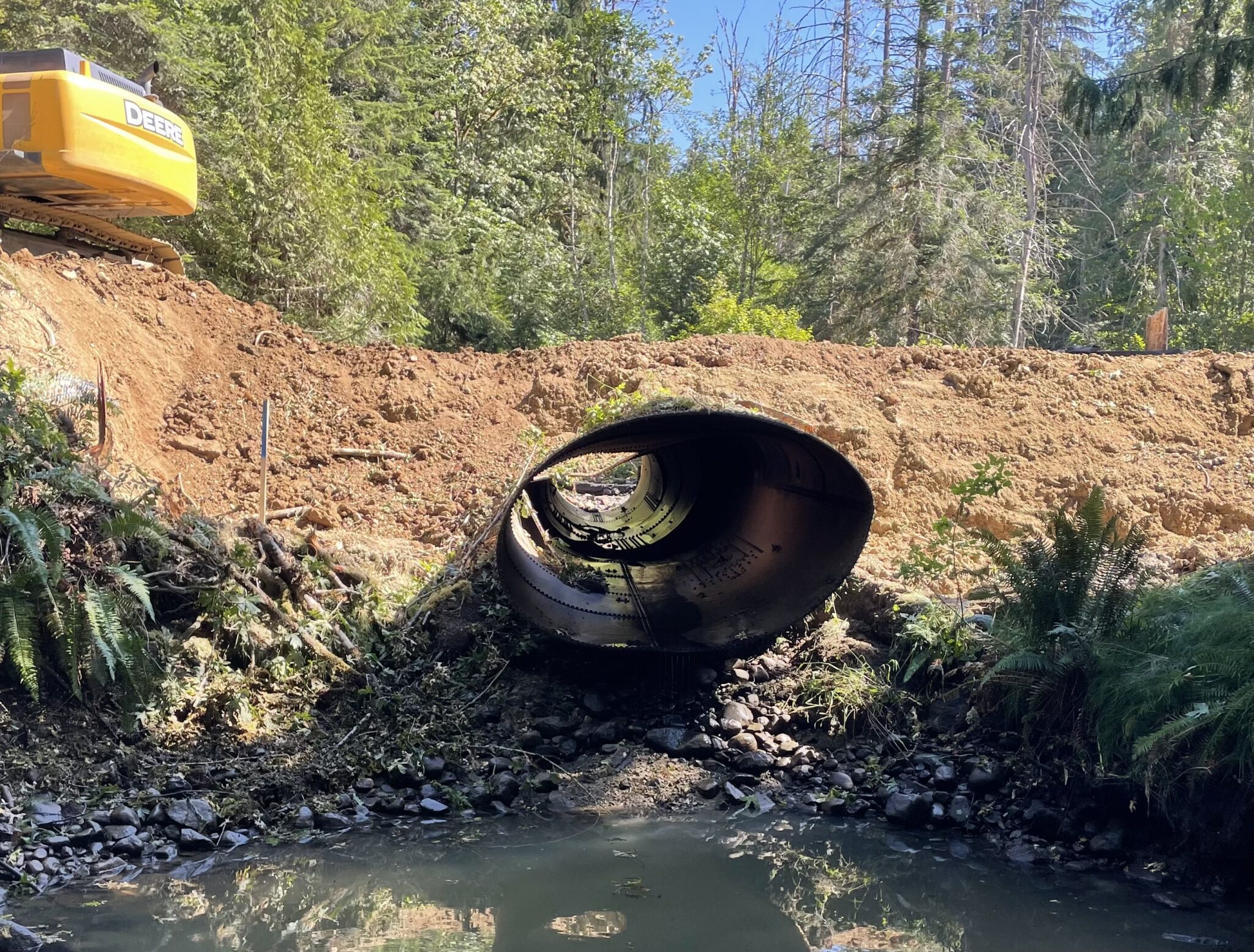 AIL Geotextile Reinforced Soil (GRS) Bridge restores flood-damaged ...